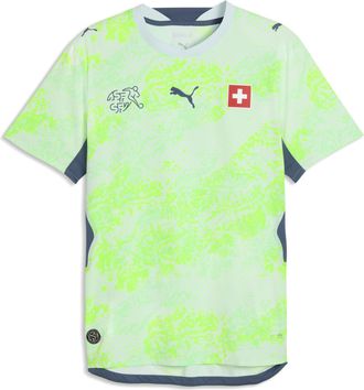 Puma Schweiz 2026 Authentic Ausw&auml;rtstrikot Herren, Accessoires, Blau, 3XL