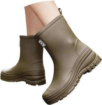 Generic Chaussures de pluie 2026 pour femme - &Eacute;l&eacute;gantes - Semelle &eacute;paisse - Pour un port confortable en toutes saisons - Parfaites pour les sorties d&eacute;contract