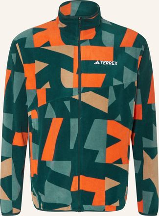 ADIDAS TERREX Adidas Terrex Fleecejacke Terrex Multi Printed Full Zip gruen