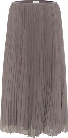 Soaked In Luxury Femme, Jupes, Gris, Taille: 36 FR Ditta Rib Knit Skirt