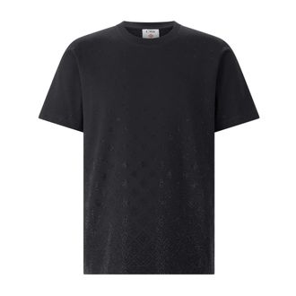 Casablanca Homme, Tops, Noir, Taille: M T-Chemises