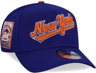 New Era New York Mets 25th Anniversary Color Flip Edition 9Forty A Frame Snapback Casquette, bleu, taille unique