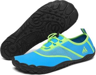 Mishansha Homme Chaussures deau Respirant S&eacute;chage Rapide Femme Chaussures de Plage, Bleu Ciel 45 EU