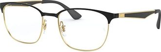 Ray-Ban Rb6356 Optics Gold Fassung Klar Glas Polarisiert 52-18