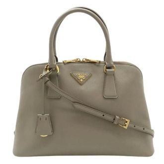 Prada Sac &agrave; main vintage doccasion - Femme - Pre-owned - Gris - Taille: ONE Size