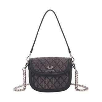 La Carrie Femme, Sacs, Noir, Taille: ONE Size Sac &agrave; bandouli&egrave;re matelass&eacute; pour femmes
