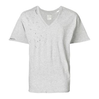 Zadig&Voltaire Tonga V-Neck T-Shirt - - Tops - Herren - Grau - XL