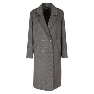 Seventy Double-Breasted Coats - - Coats - Damen - Grau - L