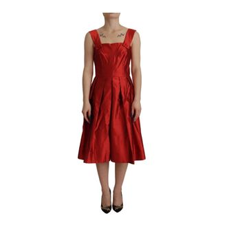 Dolce & Gabbana Femme, Robes, Rouge, Taille: 32 FR Robes