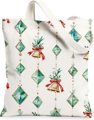 Generic Sacs fourre-tout en toile artistique, motif v&eacute;g&eacute;tal vintage, sacs de courses r&eacute;utilisables, l&eacute;gers et lavables pour voyage, gym, plage, 33 x 38 cm