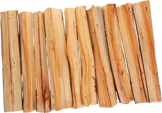 DOITOOL 10 Stück Teiliges Kaminholz Deko aus Echten Gespaltenen Holzscheiten Natürliche Wohnraumdekoration für Gemütliche Stimmung Vielseitig Einsetzbar für I