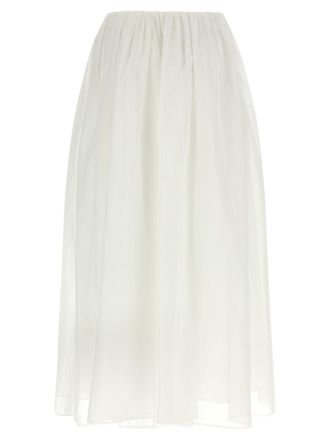 Brunello Cucinelli Womens White Cotton Mini Skirt