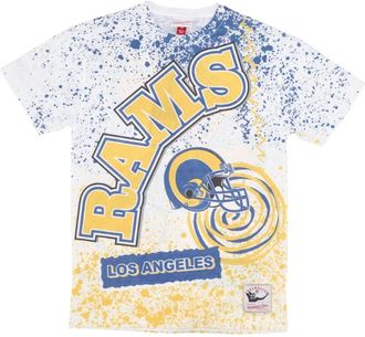 Mitchell & Ness Losram Burst Tee NFL Team Shirt - - Tops - Herren - Mehrfarbig - XL
