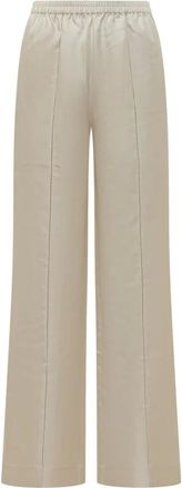 Loulou Studio Femme, Pantalons, Beige, Taille: 42 FR Lars Pantalons