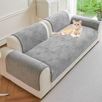 Generic Neue Sofa Sitzkissenbezug, Sofaschoner rutschfest, für Sofabezug L Form/U Form/Ecksofa 3/2/1 Sitzer Schmutzabweisend Sofaschutz Hund Kratzschutz Katze