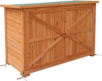 MCombo Mcombo - m Gartenschrank Ger&auml;tescharank Ger&auml;tehaus Ger&auml;teschuppen Gartenhaus Holz 1280