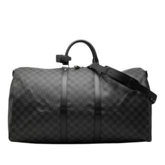 Louis Vuitton Pre-owned Keepall Bandouliere 55 - Homme - Pre-owned - Noir - Taille: ONE Size