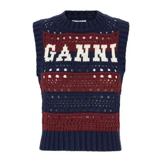 Ganni Damen, Oberteile, Mehrfarbig, MGr&ouml;&szlig;e