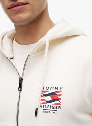 Tommy Hilfiger Sweat &agrave; capuche droit en coton