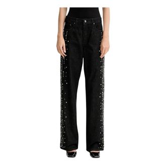 Gestuz Gzlee Wide Jeans - - Jeans - Damen - Schwarzk - W27