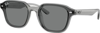 Ray-Ban Stylische Sonnenbrille Rb4458D in Schwarz - - Accessories - unisex - Grau - 65 MM