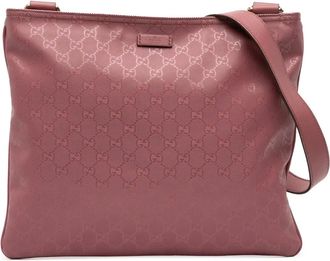 Gucci sac à bandoulière GG Imprime (2016-2025) - Rose