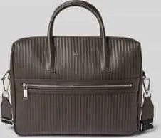 HUGO BOSS Laptoptasche aus echtem Rindsleder Modell DAXTER