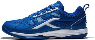 Hundred Hundred Raze Non-Marking Professional Badminton Shoes for Men (Blue White, Size: EU 44 UK 10 US 11) Material Upper: Polyester, Sole: Rubber Suitable f