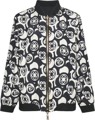 Elena Miro Femme, Vestes, Multicolore, Taille: 42 FR 001 St Monogram Bomber