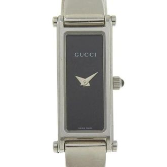 Gucci Montre-bracelet Pre-owned 1500L - Femme - Pre-owned - Noir - Taille: ONE Size