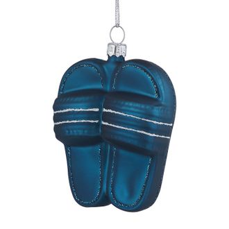 Butlers Weihnachtskugel Badelatschen Hang ON | Christbaumkugel Glas, Weihnachtsbaumschmuck lustig, kreative Baumschmuck f&uuml;r Weihnachten, Weihnachtsdeko f&uuml;r Gi