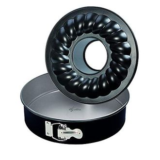 Lagostina Leckere Springform mit Rei&szlig;verschluss und zwei austauschbaren B&ouml;den aus antihaftbeschichtetem Stahl, Durchmesser 26 cm, Backblech bis 210&deg;