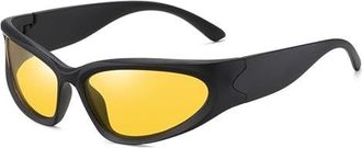 Generic Lunettes De Soleil Sport &Agrave; Monture Fine For Hommes Et Femmes, Outdoor(Orange)