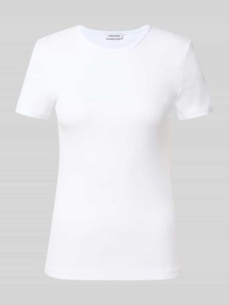 More & More Slim Fit T-Shirt aus elastischem Baumwoll-Mix