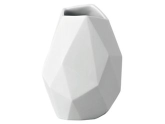 Rosenthal 14270-100102-26009 Miniaturvase Surface aus wei&szlig;em Porzellan, H&ouml;he 9 cm