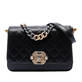 Chanel Pre-owned Vintage Satchel - Femme - Pre-owned - Noir - Taille: ONE Size