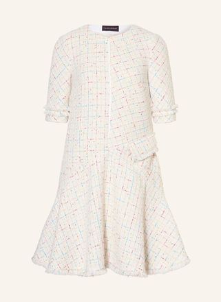 Talbot Runhof Talbot Runhof Tweed-Kleid weiss