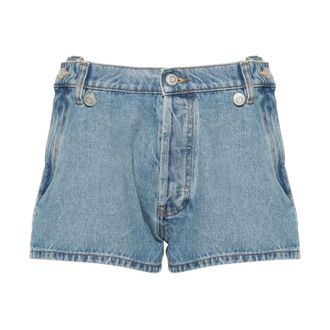 Coperni Femme, Shorts, Bleu, Taille: 38 FR Short en jean avec passants de ceinture et poches