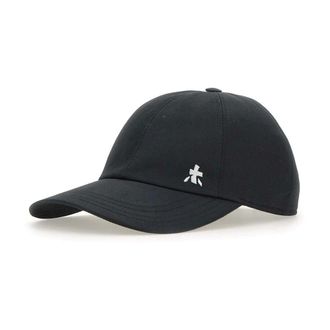 Premiata Homme, Accessoires, Noir, Taille: M Casquette de Baseball en Coton Noir avec Broderie