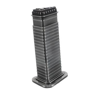 Garneck Retro Architectural Flatiron Gebäude Skulptur aus Legierung York Souvenir Dekoratives Desktop Ornament Vielseitige Foto Requisite für Büro und Zuhause