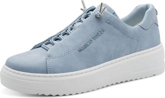 Marco Tozzi Marco Tozzi Damen Sneaker weiches Feel Me Wechselfu&szlig;bett weiches Innenfutter Vegan Schn&uuml;rer, blau (Polar), 40 EU