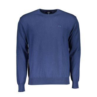 La Martina La Martina Blauer Baumwollpullover f&uuml;r Herren