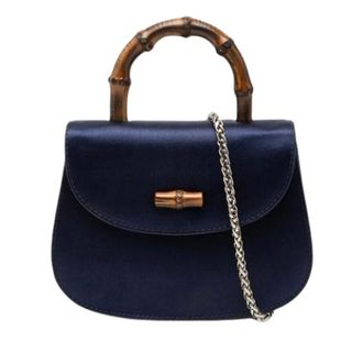 Gucci Pre-owned Bamboo Night - Femme - Pre-owned - Bleu - Taille: ONE Size