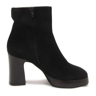 Roberto Festa Milano Schwarze Wildleder Leder Stiefeletten - - Shoes - Damen - Schwarzk - 38 EU