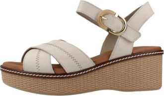 Fluchos Femme, Chaussures, Blanc, Taille: 39 EU Nido Sandales