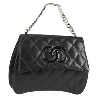 Chanel Pre-owned Cuir sacs-main - Femme - Pre-owned - Noir - Taille: ONE Size