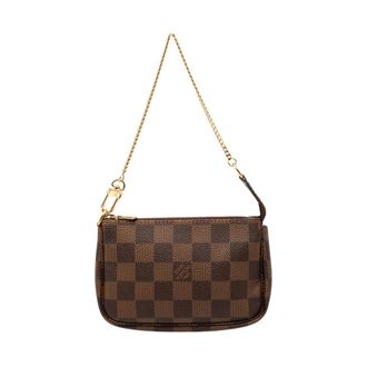 Louis Vuitton Pochette Cosmetic Pre-owned - Femme - Pre-owned - Brun - Taille: ONE Size