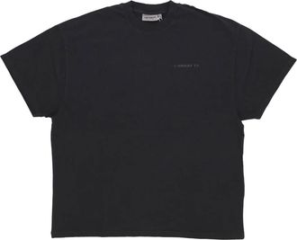 Carhartt Work in Progress Pigmentgef&auml;rbtes Oversize-T-Shirt - - Tops - Herren - Schwarzk - M