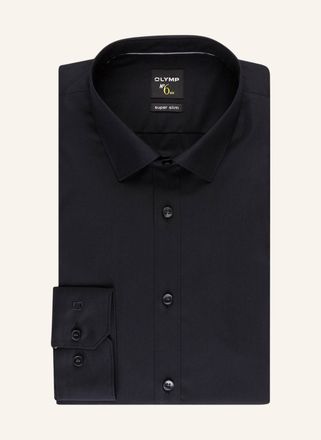Olymp Hemd No. Six Super Slim Mit Extralangem Arm schwarz