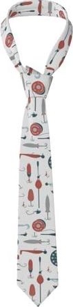 Generic Cravate Mod&egrave;le D&Eacute;quipement De P&ecirc;che Classique Necktie R&eacute;glable Cravate Pour Homme Pour Affaires L&Eacute;cole Mariage